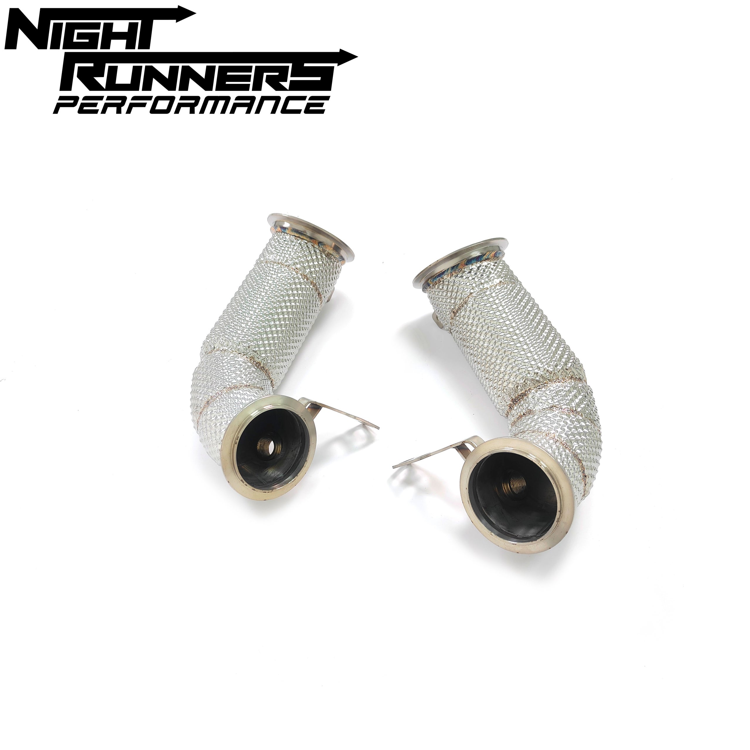 BMW M8 (F92 / F83) Heat Wrapped Downpipes | NightRunners Performance